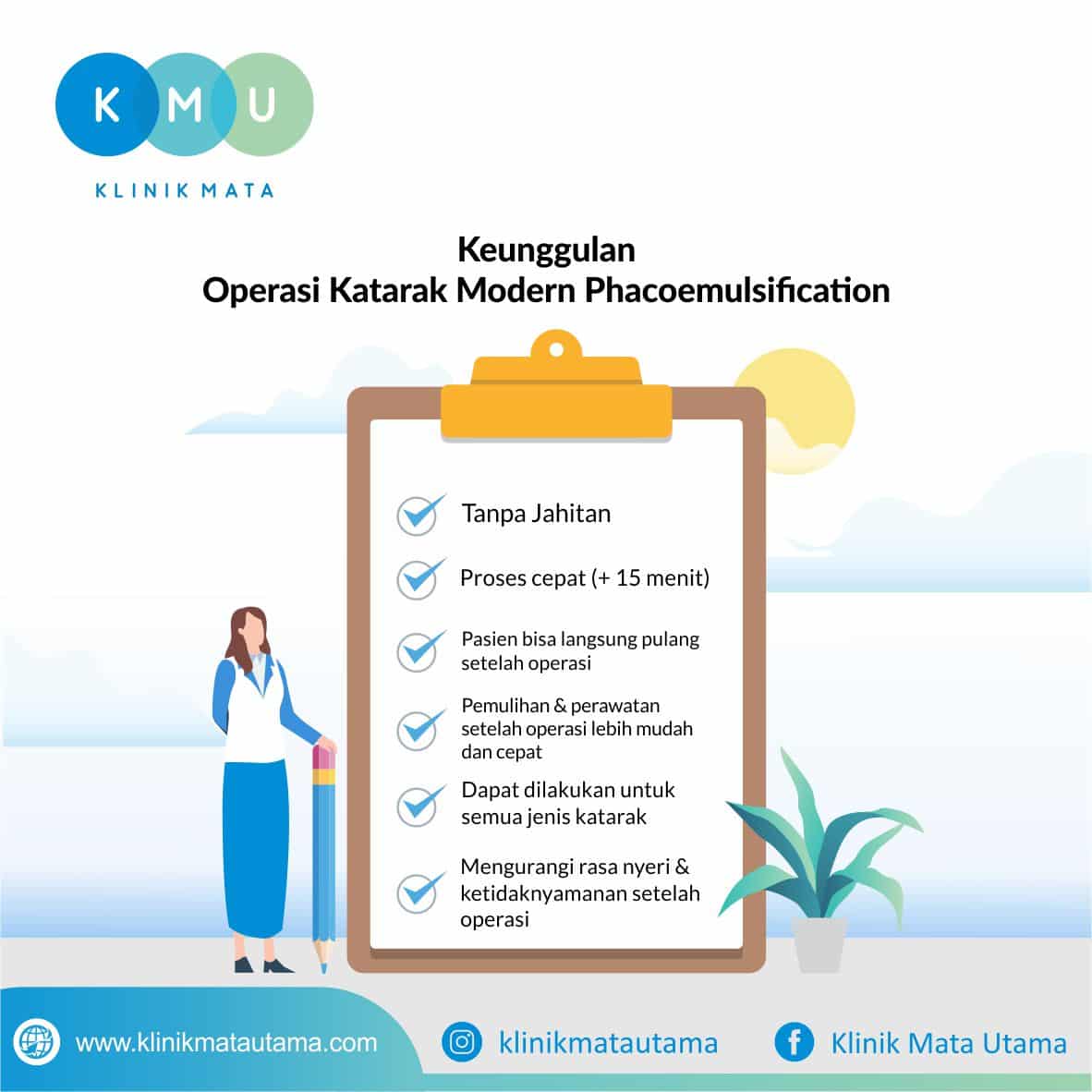 6 Keunggulan Operasi Katarak Modern Phacoemulsification