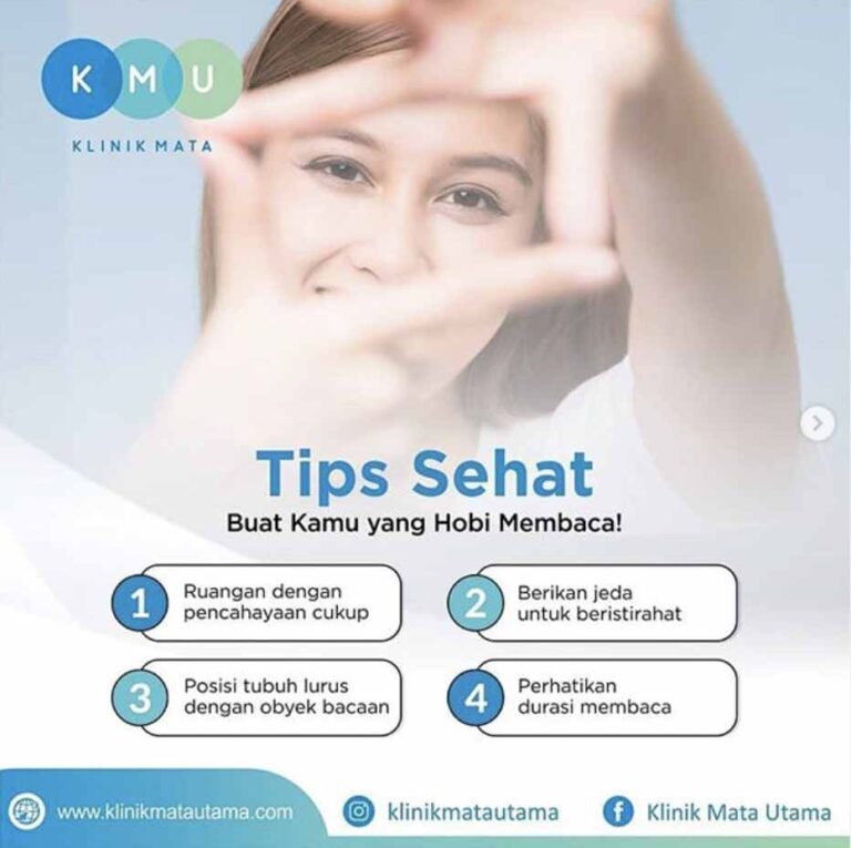 4 Cara Sehat Menjaga Mata Saat Membaca - Klinik Mata KMU